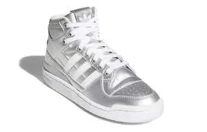 Adidas Originals Forum Mid Sneakers - Silver/white