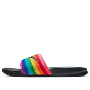 Nike Nike Benassi JDI 'Be True' Slides Black/multi-color