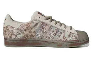 Adidas Melting Sadness X Superstar Allover Graphics Sneakers