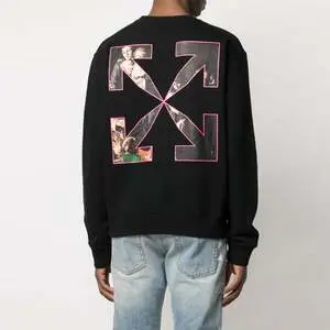 Off-White Arrows Motif Crewneck Sweatshirt