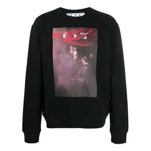 Off-White Arrows Motif Crewneck Sweatshirt - Black