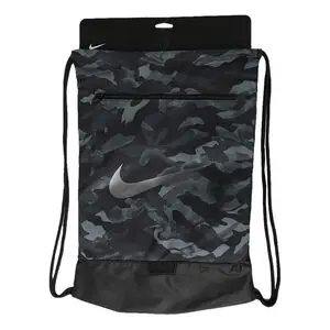 Nike Brasilia 9.0 Aop 2 Gym Sack - Grey/black
