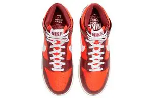 Nike Dunk High "be True To Her School - Red/orange/white