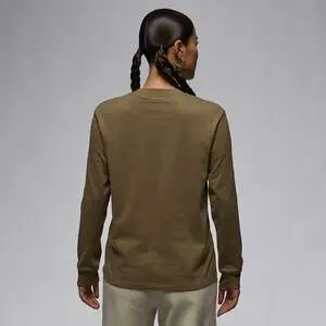 JORDAN X Nike Long-sleeve Graphic T-shirt - Olive Green