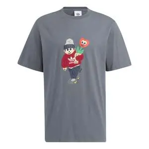 Adidas Originals X Charr Morita Crossover Valentine's Day Tee 'grey
