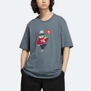 Adidas Originals X Charr Morita Crossover Valentine's Day Tee 'grey