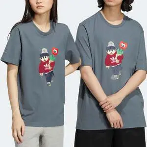 Adidas Originals X Charr Morita Crossover Valentine's Day Tee 'grey