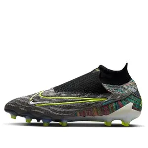 Nike Phantom Gx Elite Df Fusion Ag-pro Cleats - Black/green/pink