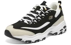 Sketchers D'lites Sneakers - Black/beige/white