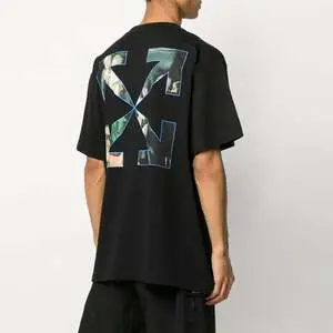 Off-White Caravaggio Painting Short Sleeve T-shirt - Black