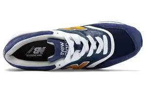 NEW BALANCE 997 Made In Usa "navy Mustard" Sneakers - Blue/yellow