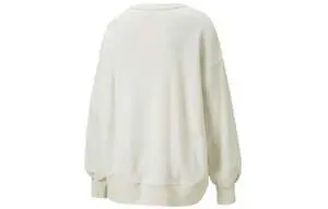 PUMA Logo Embroidery Round-neck Sweatshirt