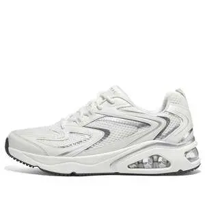 Sketchers Tres-air Vision Airy Athletic Shoes - White/silver