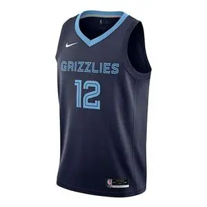 Nike Memphis Grizzlies Ja Morant No. 12 Basketball Jersey - Blue