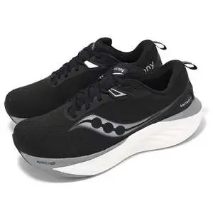 Saucony Triumph 22 Wide Athletic Sneakers - Black