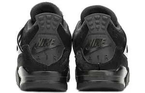JORDAN Air 4 Retro X Olivia Kim 'no Cover' Sneakers - Black/black