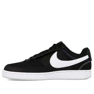 Nike Court Vision Low Premium Sneakers - Black/white