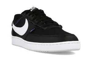 Nike Court Vision Low Premium Sneakers - Black/white