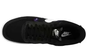 Nike Court Vision Low Premium Sneakers - Black/white