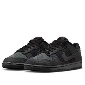 Nike Dunk Low Retro Premium 'black Corduroy' Sneakers