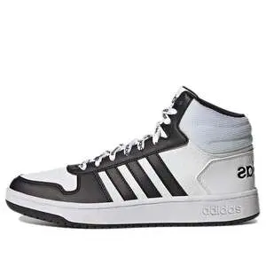 Adidas Hoops 2.0 Mid Sneakers - White/black