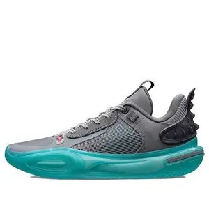 LI-NING Wade All City 'team No Sleep' Athletic Sneakers - Grey/teal