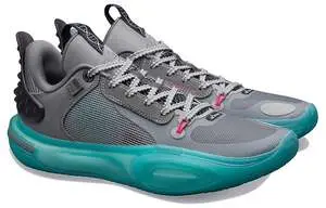 LI-NING Wade All City 'team No Sleep' Athletic Sneakers - Grey/teal