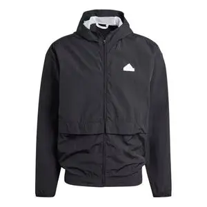 Adidas Full-zip Hooded Jacket - Black
