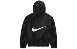 Nike X Stussy Stripe Wool Zip-up Hoodie