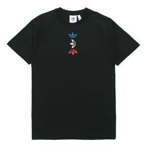 Adidas Originals Trefoil Tee Ref/met - Black