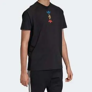 Adidas Originals Trefoil Tee Ref/met - Black
