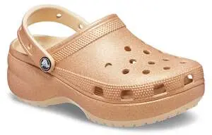 CROCS Classic Glitter Clogs - Orange