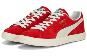 PUMA Clyde Og "for All Time Red" Low Top Sneakers - White/red