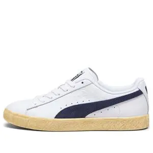 PUMA Clyde Vintage Sneakers - White/navy/yellow