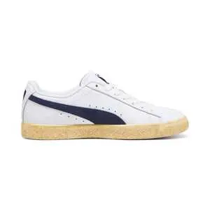 PUMA Clyde Vintage Sneakers - White/navy/yellow