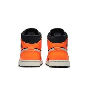 JORDAN 1 Mid Sneakers - Black/cone-light Bone
