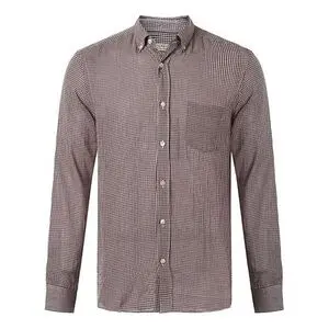 Burberry Plaid Full Print Long Sleeves Shirt Pink Red - Pinkred