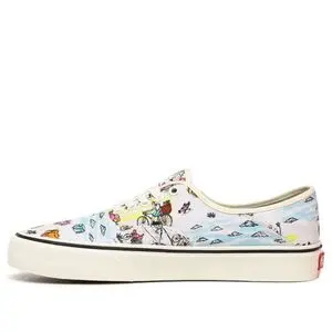 VANS Authentic Surf Graphic Print Lace-up Sneakers - White