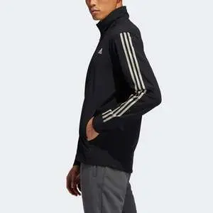 Adidas Cool Touch Track Jacket With Sporty Stripes