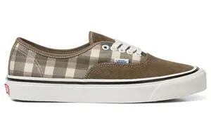 VANS Factory Authentic 44 Dx Cord Plaid Sneakers - Brown/white