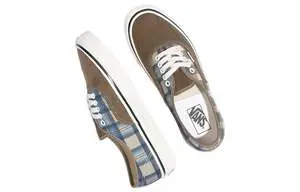 VANS Factory Authentic 44 Dx Cord Plaid Sneakers - Brown/white