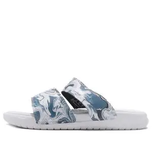 Nike Benassi Duo Ultra Slide Sandals - Blue/white