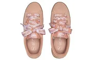 PUMA Vikky Platform Ribbon Sneakers - Pinkbrown