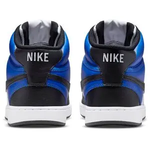 Nike Court Vision Mid Sneakers - White/blue/black