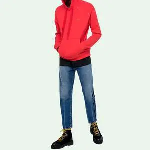 Off-White Cotton Logo Hoodie