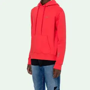 Off-White Cotton Logo Hoodie