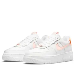 Nike Force 1 Pixel Sneakers - White/orange