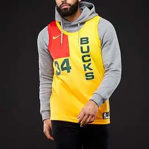 Nike Giannis Antetokounmpo Milwaukee Bucks Swingman Jersey - Yellow
