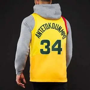 Nike Giannis Antetokounmpo Milwaukee Bucks Swingman Jersey - Yellow