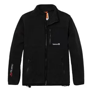 Timberland Polartec Fleece Zip-up Jacket - Black/white/red
